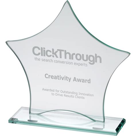 Milos Jade Glass Star Award Tp04 Impact Trophies