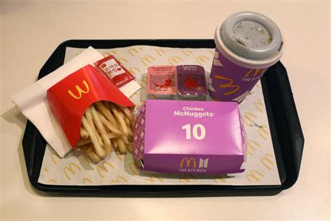 Restaurants And Fast Food 2021 Mcdonalds The Bts Meal 10 Total Sweet