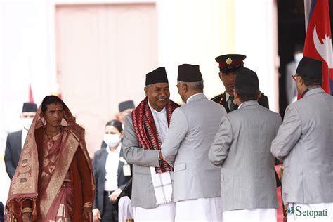 तस्बिरमा हेर्नुस् उपराष्ट्रपति यादवको शपथ नवीनबाबु गुरूङ Setopati