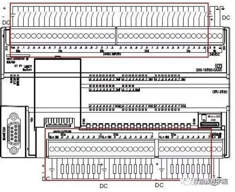 西门子 smart PLC 输入 输出接线图手把手教你接线 程控教育