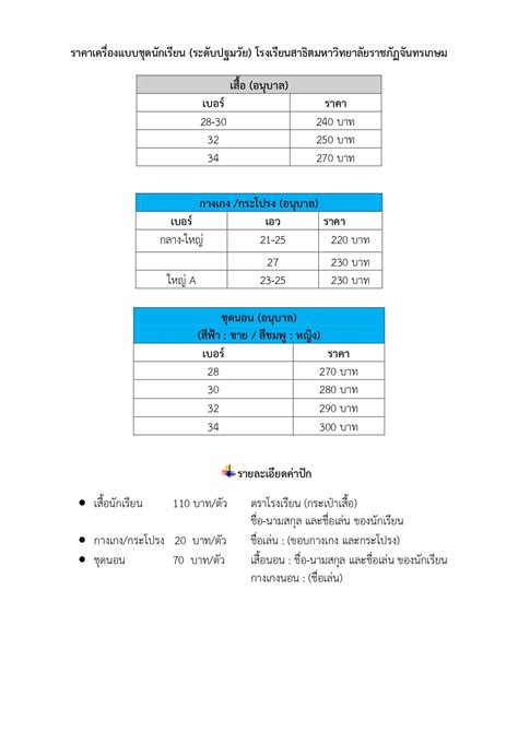 📢📢📣📣 โรงเรียนสาธิตมหาวิทยาลัยราชภัฏจันทรเกษม