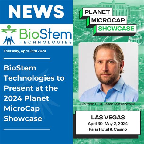 Biostem Technologies Otc Bsem On Linkedin Biostem Planetmicrocap