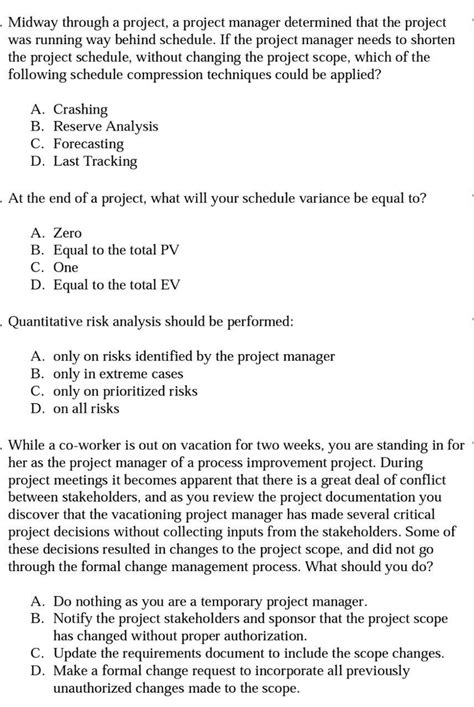 Solved Midway Through A Project A Project Manager Chegg