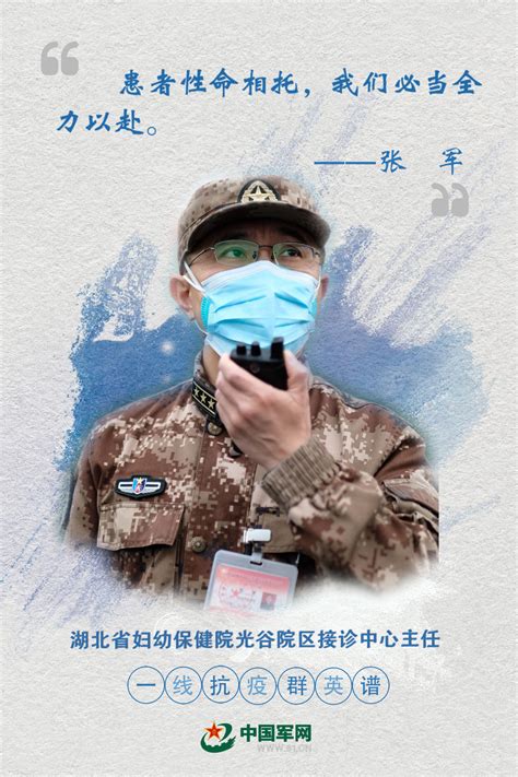 海报丨致敬戎装面孔 子弟兵一线抗疫群英谱 中国军网