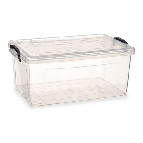Kipit Caixa de Armazenagem Tampa Transparente Plástico x x cm S