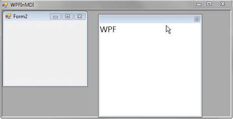 wpf form in windows forms multi document interface administrator