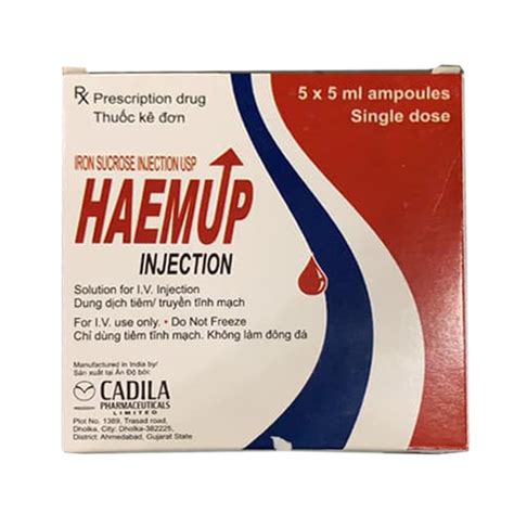 Thuốc Haemup Injection Sắt Sucrose Công Dụng Giá Bán Mua ở đâu