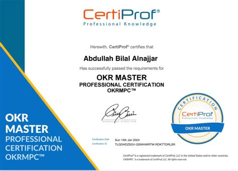 Abdullah Najjar Pmp® P3o® Efqm® Okr® Osha Bpm On Linkedin Okr