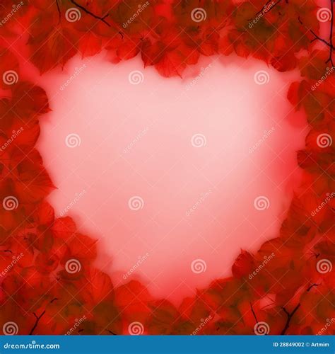 Abstract Red Heart Love Concept Stock Illustration Illustration Of