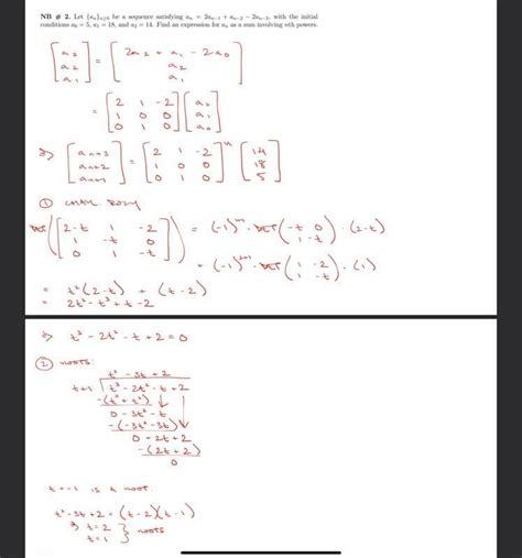 Find An Expression For A Sequence Involving The Sum Of Nth Powers
