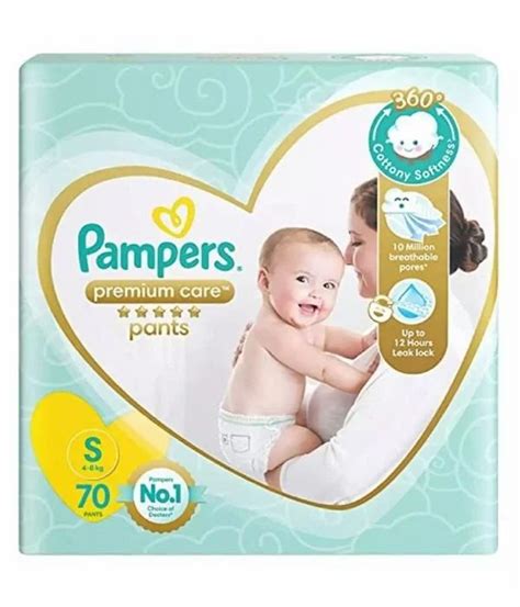 Pampers Premium Care Pants Small Size Baby Diapers S Count Age Group Newly Born At Rs
