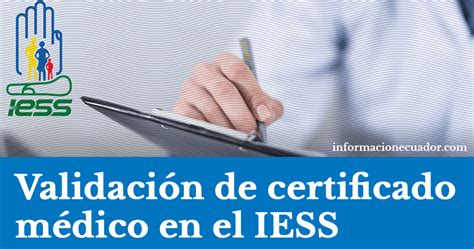 Validación De Certificados Médicos En El Iess En Línea