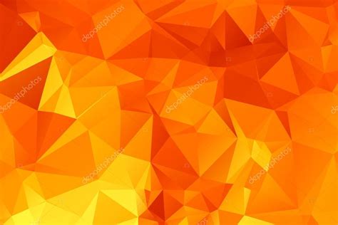 Orange Polygonal Background — Stock Vector © Robisklp 85780520