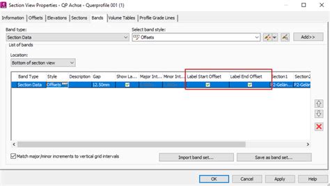 It Is Not Possible To Switch On Or Off The Label Start End Offset In