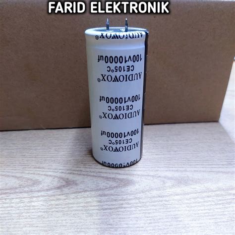 Elco 10 000uf Kapasitor Elko 10000 Uf 100v Capasitor AUDIOVOX Original