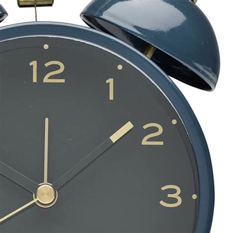 Buy Elsa Grey Alarm Clock Online Purely Wall Clocks