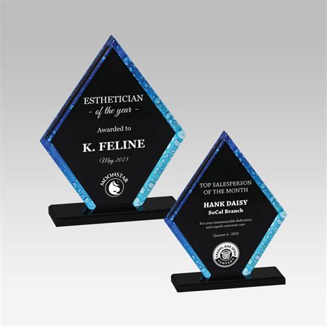 Pentagon Acrylic Award — Rex Trophies