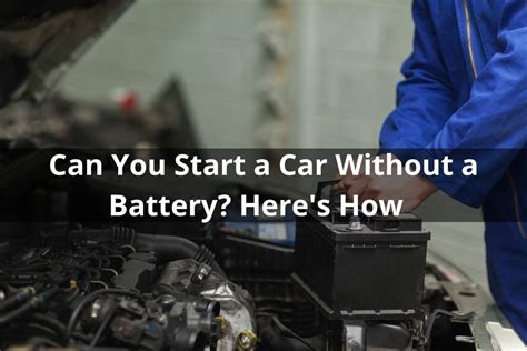 How To Start A Automatic Car With Low Battery