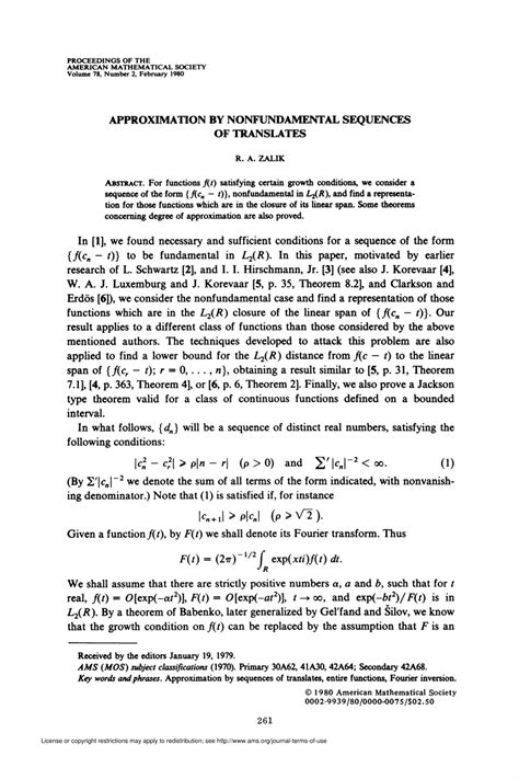 Pdf Approximation By Nonfundamental Sequences Of Translates