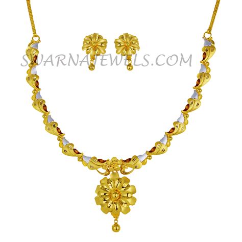 Fancy Gold Necklace Setwgns311