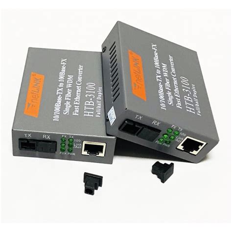 CONVERTER NETLINK HTB AB SINGLE MODE KM LOẠI SỢI QUANG SỬ DỤNG CHO INTERNET VÀ CAMERA