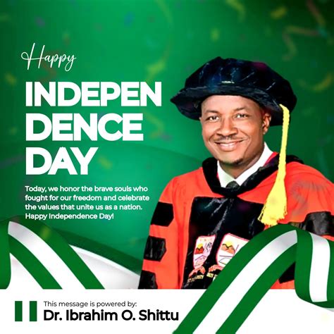 Happy 64th Independence Anniversary To All Nigerians We Have To Place