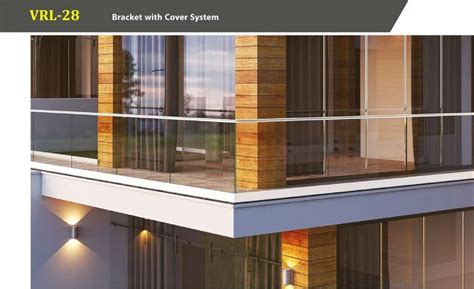 Small Railing Cover Aluminum Railing Square Bracket Aluminium Railing