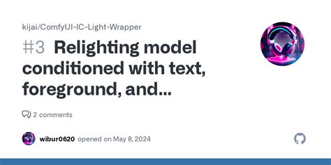Relighting Model Conditioned With Text Foreground And Background Iclight Sd Fbc Safetensors