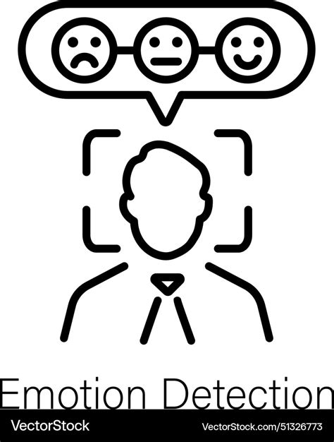 Emotion Detection Royalty Free Vector Image Vectorstock