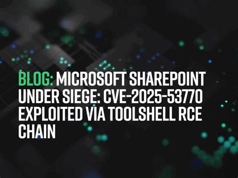 Sharepoint Toolshell Rce Patch Secure And Mitigate