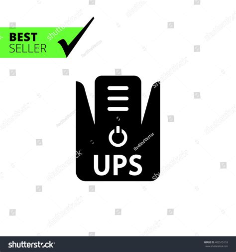 Uninterruptible Power Supply Stock Vector Royalty Free Shutterstock