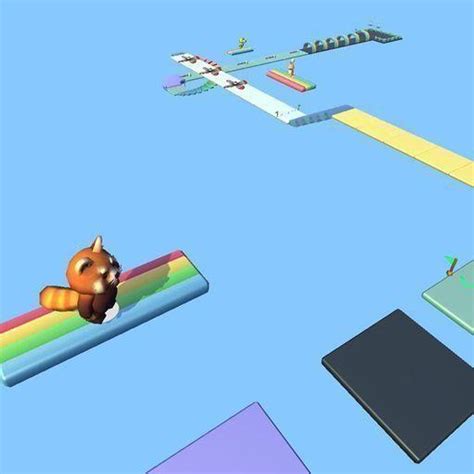 Unity Play Rainbow Obby Easy Game