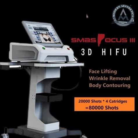 High Intensity Focused Ultrasound Machine SMAS FOCUS III D HIFU Machine Manufacturer From