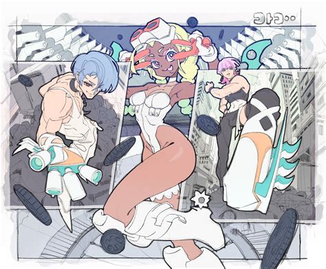 Polyurethane Polyester And Gunsmith Bitch Panty And Stocking With Garterbelt Drawn By