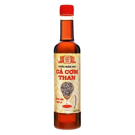 Combo 2 Chai Nước Mắm Nhỉ Cá Cơm Than 525ml Và Nước Mắm Tôm Biển Hồng