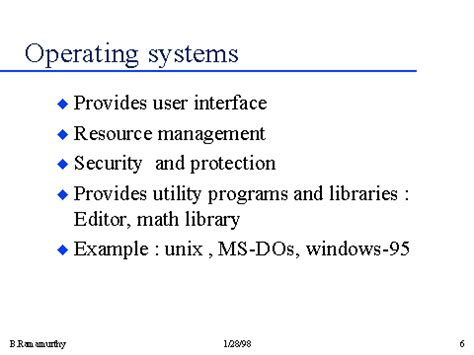 Operating Systems