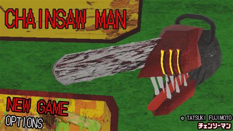 New To Blender Made A Ps1 Chainsaw Man Game Menu Thingy R Blender