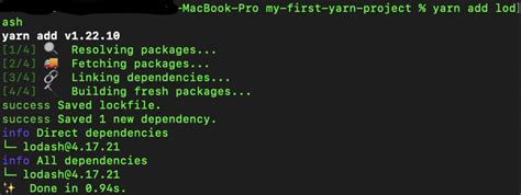 best yarn commands to use for being productive geeksforgeeks