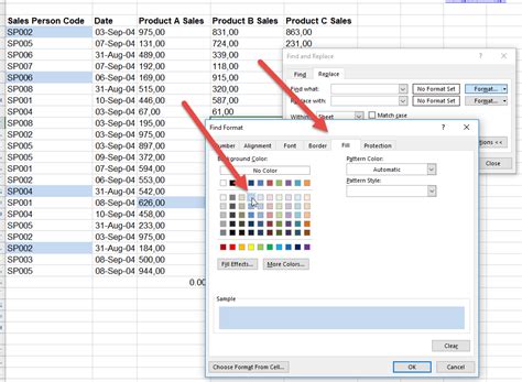 Find Replace Change Formatting On Many Cells Online Excel Training