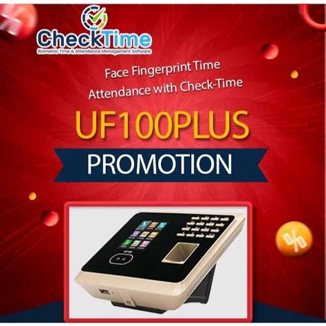 Checktime Face Fingerprint Time Attendance System Model Uf100plus Shopee Malaysia