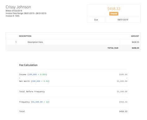Using The Fee Calculator AdvicePay Help Desk
