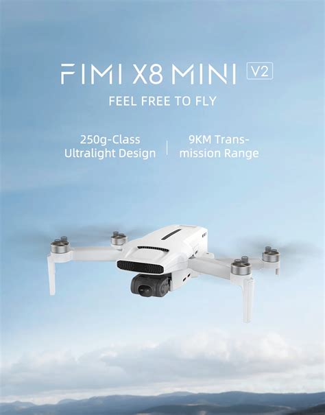 FIMI Xiaomi FIMI Drone X8 MINI V2 PLUS Combo Bateria Extra Bolso Color Naranjo Blanco