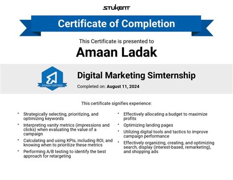 Amaan Ladak On Linkedin Thrilled To Share That I Have Successfully