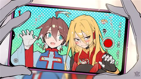 Zero X Zeroz Ciel And Cyber Elf X Mega Man And 1 More Drawn By