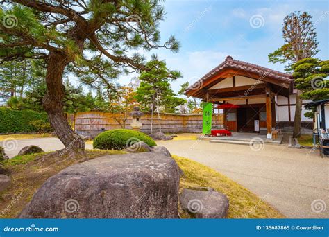 The Fujita Memorial Japanese Garden In Hirosaki Japan Stock Image
