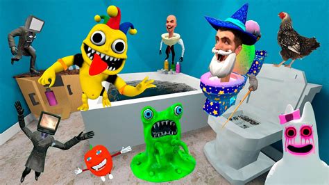 New Skibidi Toilet Bosses And Camera Man Bosses Vs Garten Of Banban