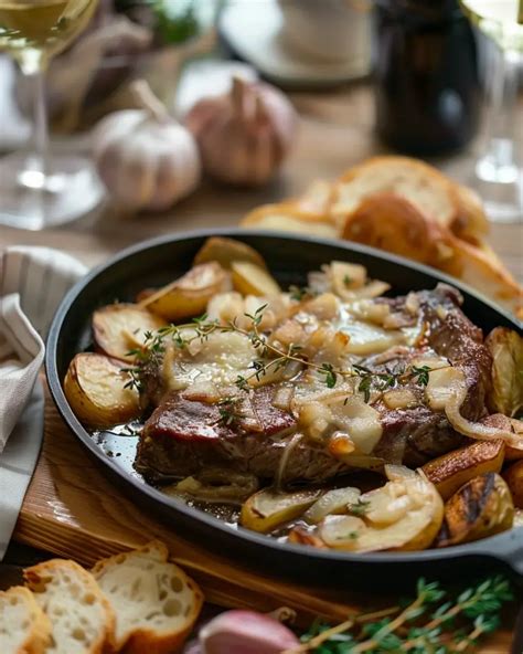 Recette De Bavette à La Fondue DÉchalotes