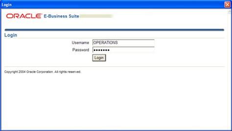 Oracle Logon Method