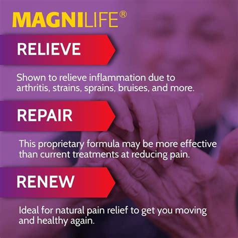 MagniLife Pain Inflammation Relief Foam Natural Muscle Joint And Arthritis Pain Relief 4oz