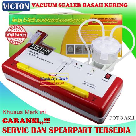 VACUUM SEALER DZ 280 SE ALAT VACUM MAKANAN BASAH KERING MESIN PENGEMAS Shopee Indonesia